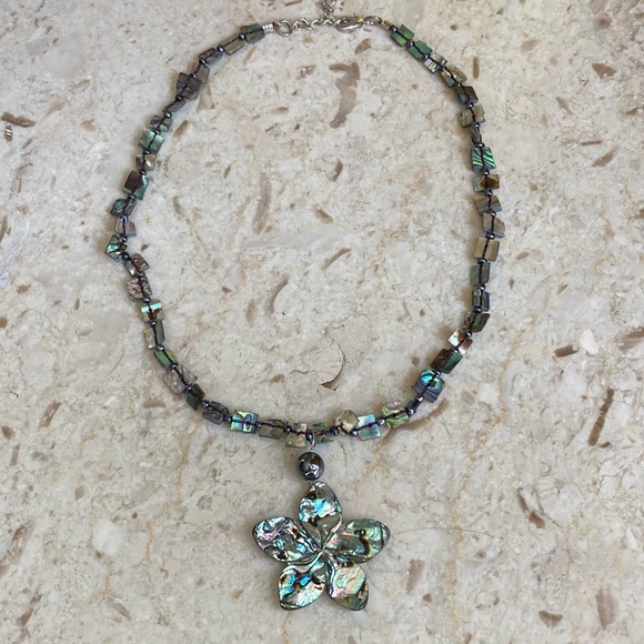 Jewelry | Handmade Abalone Shell Chip Necklace | Poshmark